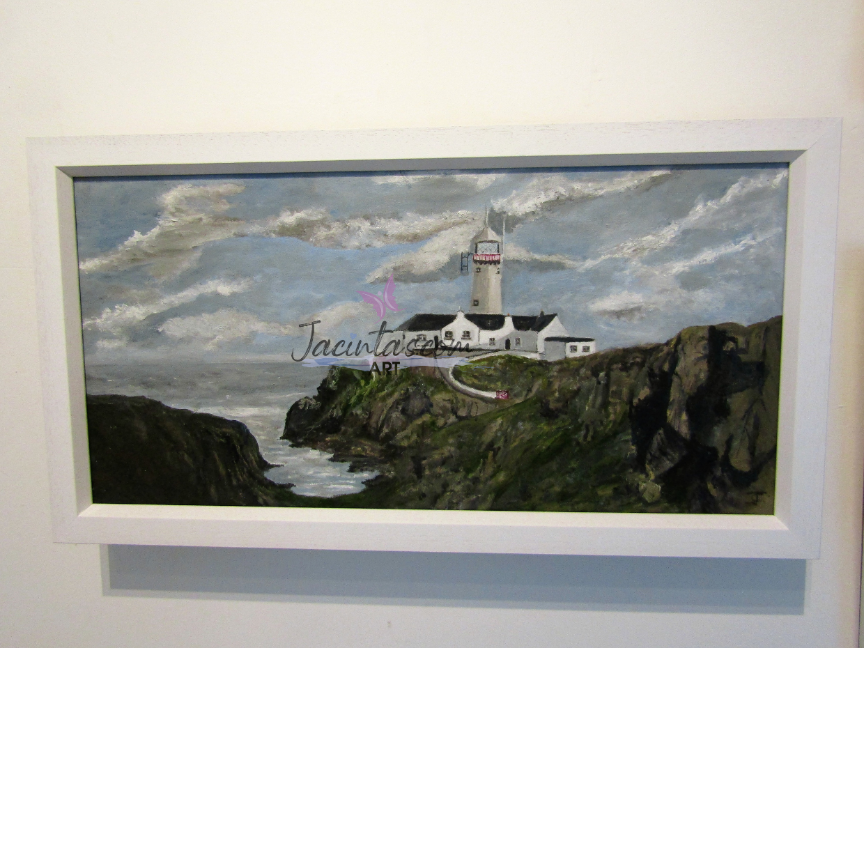Oil Painting of Fanad Lighthouse C.o. Donegal, Ireland – Jacintas.com
